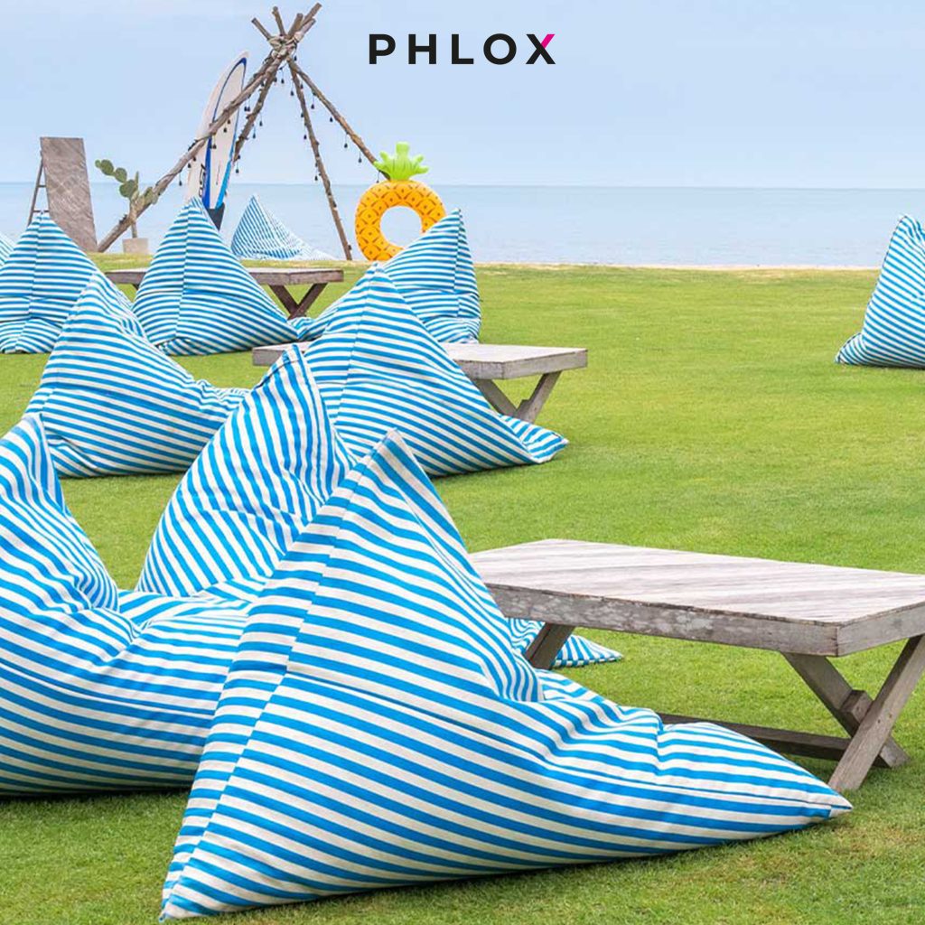 Puff Lounge Sillón Individual Triangular Phlox Puff Grande | PHLOX ...